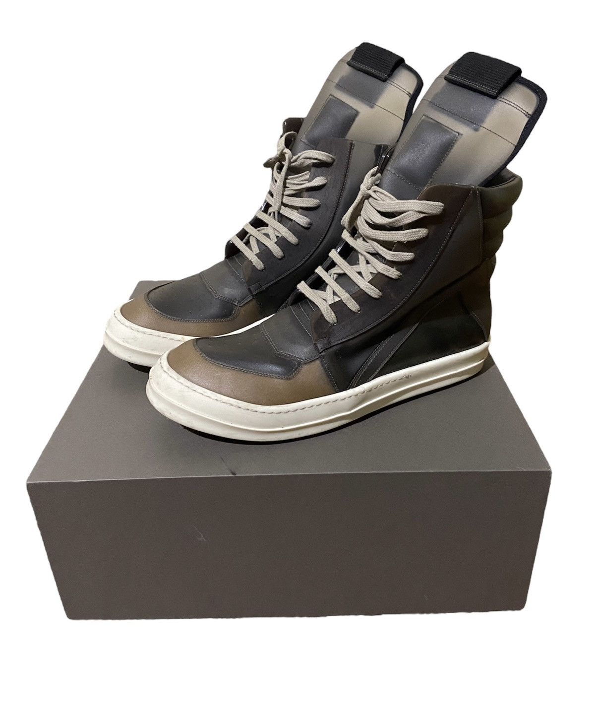 Rick Owens Rick Owens geobasket transparent milk | Grailed