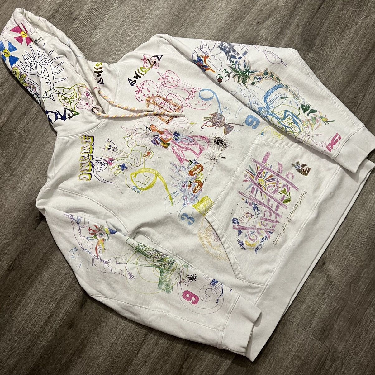 Drain Gang Bladee Drain Gang Claire Barrow 333 Exstasia Hoodie | Grailed