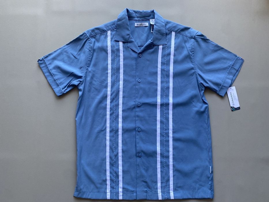 Cubavera Blue Cubavera Camp Collar Shirt | Grailed