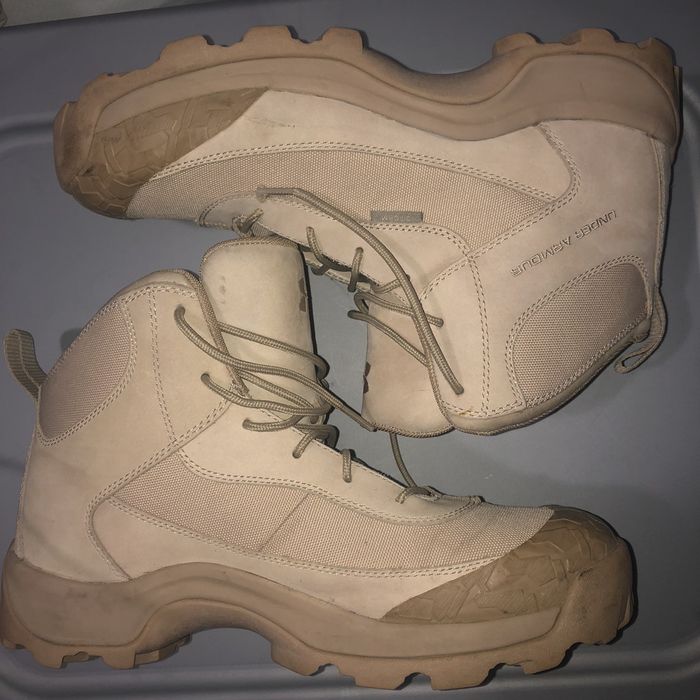 Under Armour Under Armour storm tan desert military combat boot | Grailed