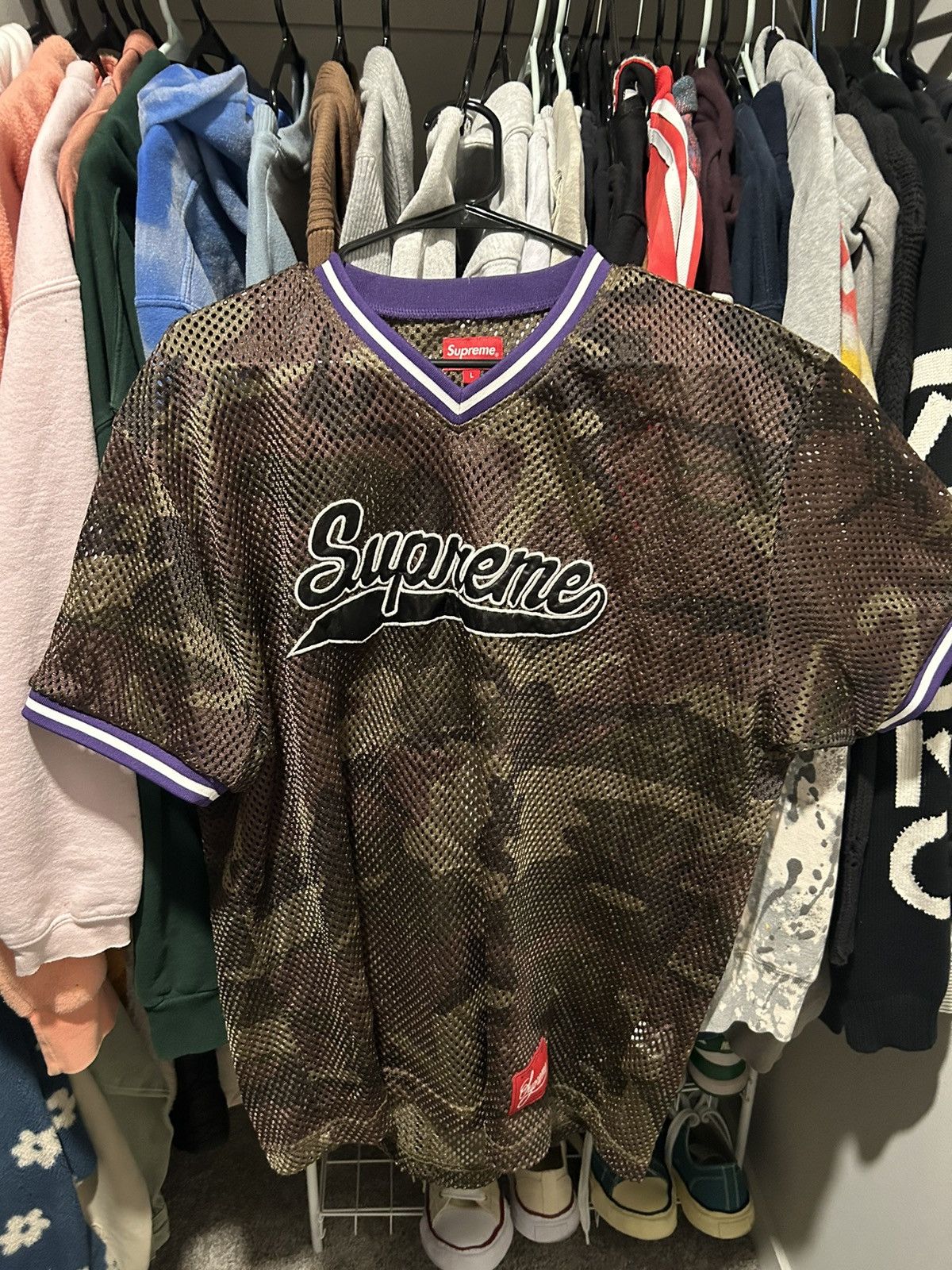Supreme RARE CAMO JERSEY | Grailed