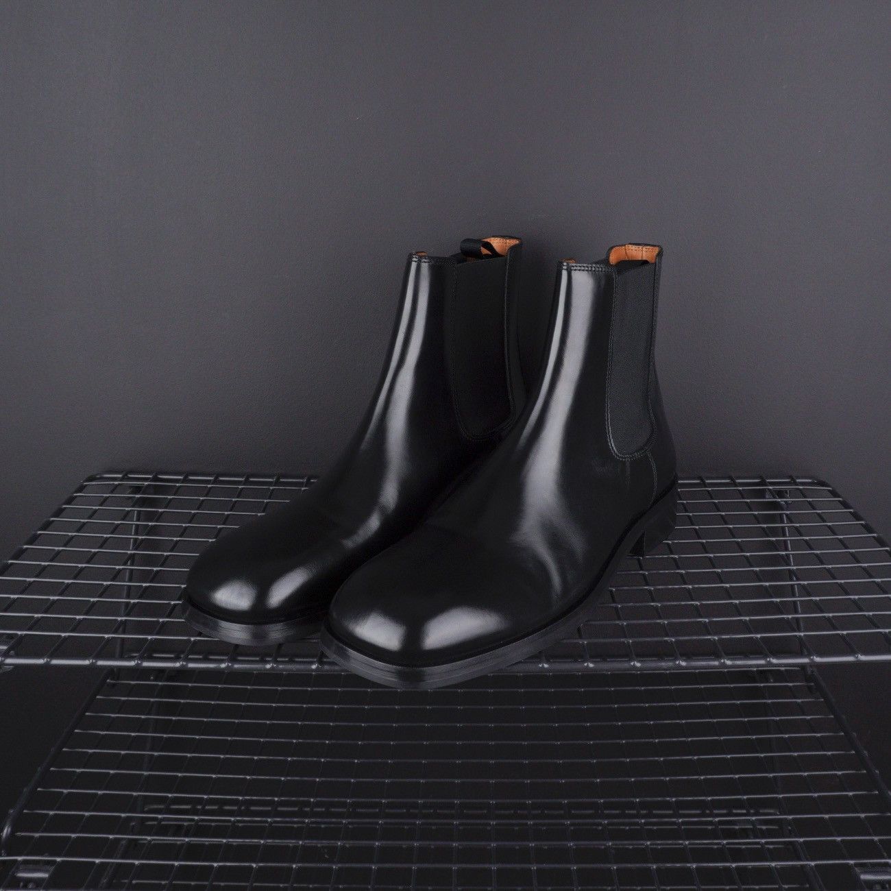 Sandro Sandro paris square toe black leather boots | Grailed