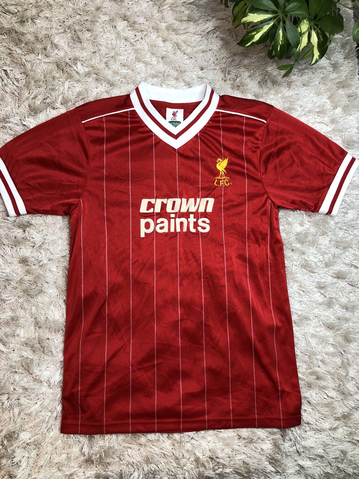Vintage 1982-85 Liverpool F.L.C. Crown Paints shirt Jersey football ...