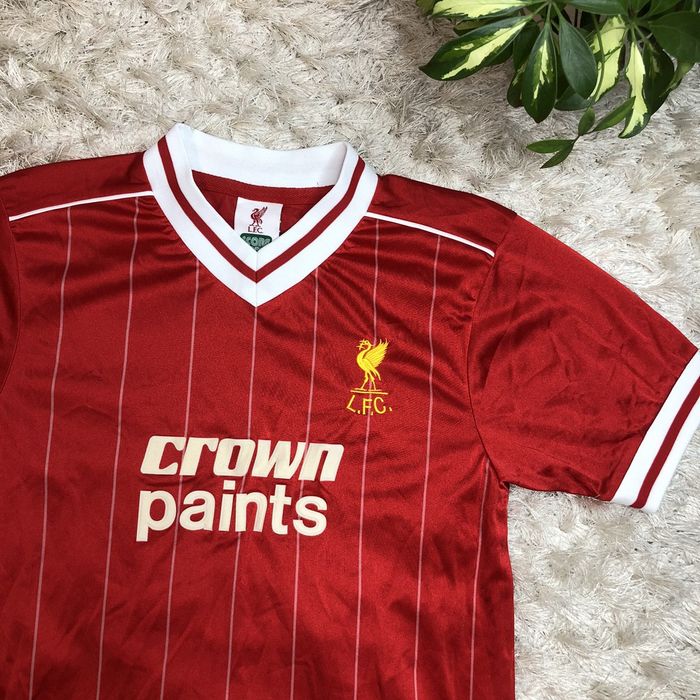 Vintage 1982-85 Liverpool F.L.C. Crown Paints shirt Jersey football ...