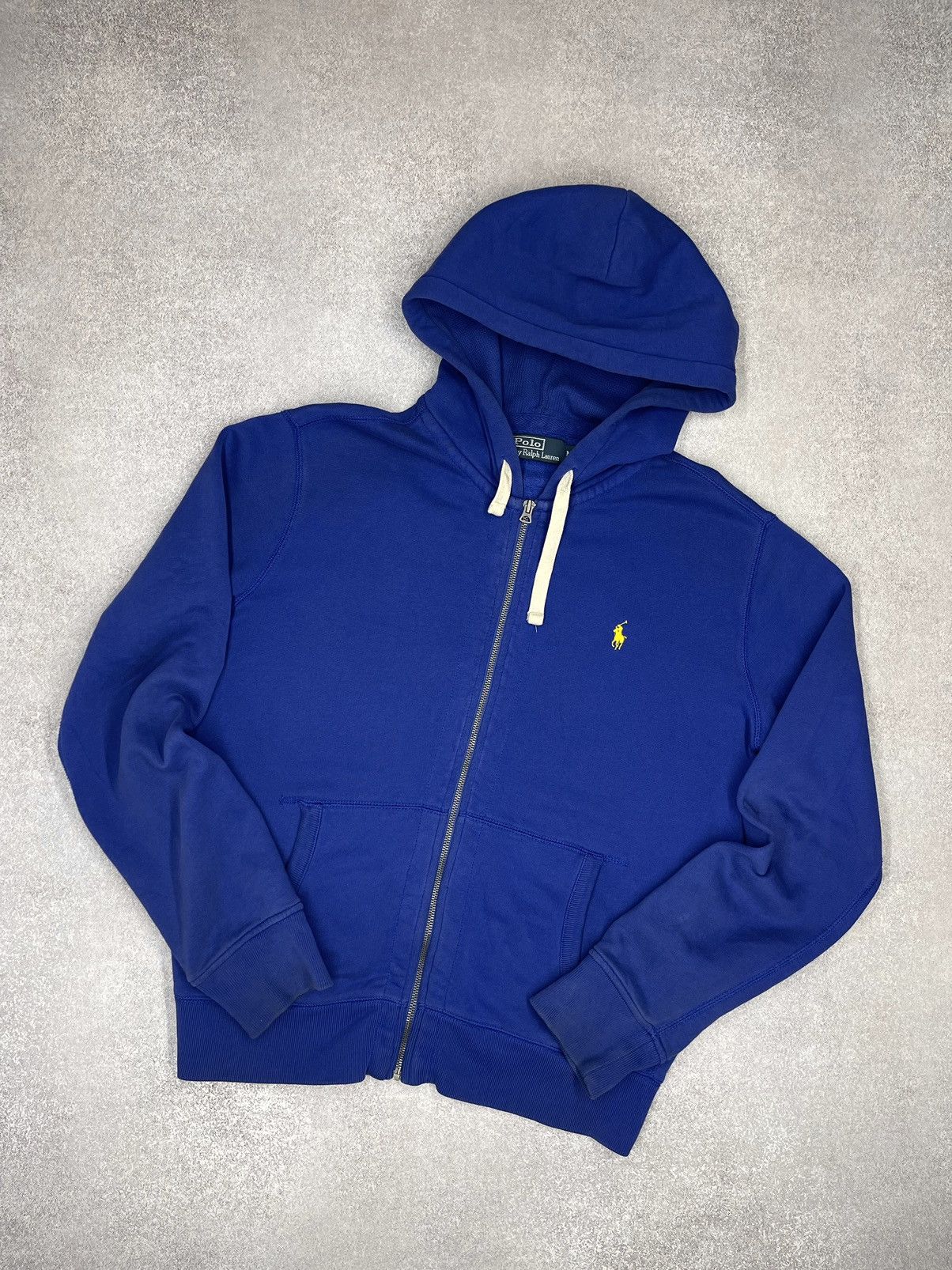Ralph Lauren Vintage Polo Ralph Lauren Zip Hoodie Blue Small Logo Rugby ...
