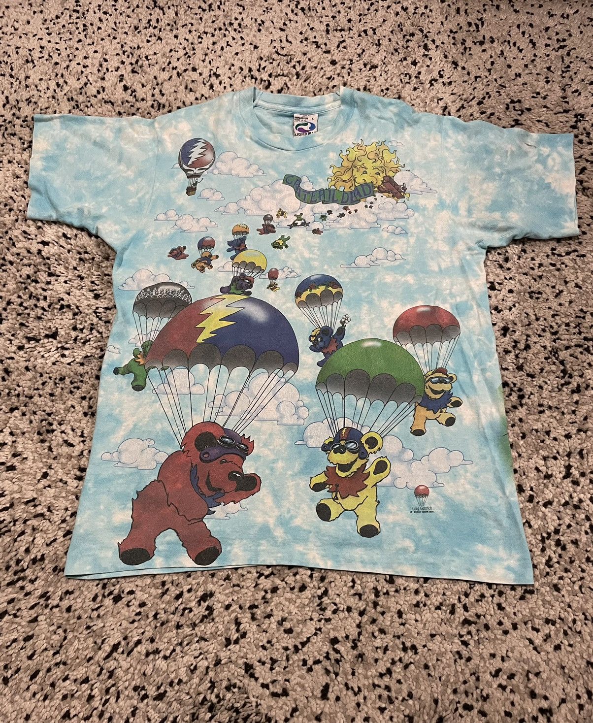 Vintage Vintage 1993 Grateful Dead AOP Band T-shirt | Grailed