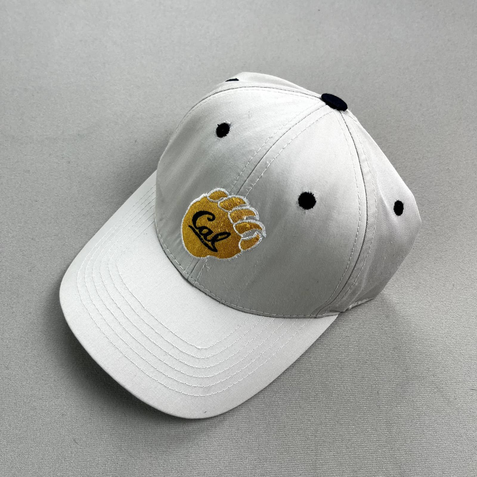 Vintage Vintage Cal Berkeley Hat Cap Strapback Cream White College ...