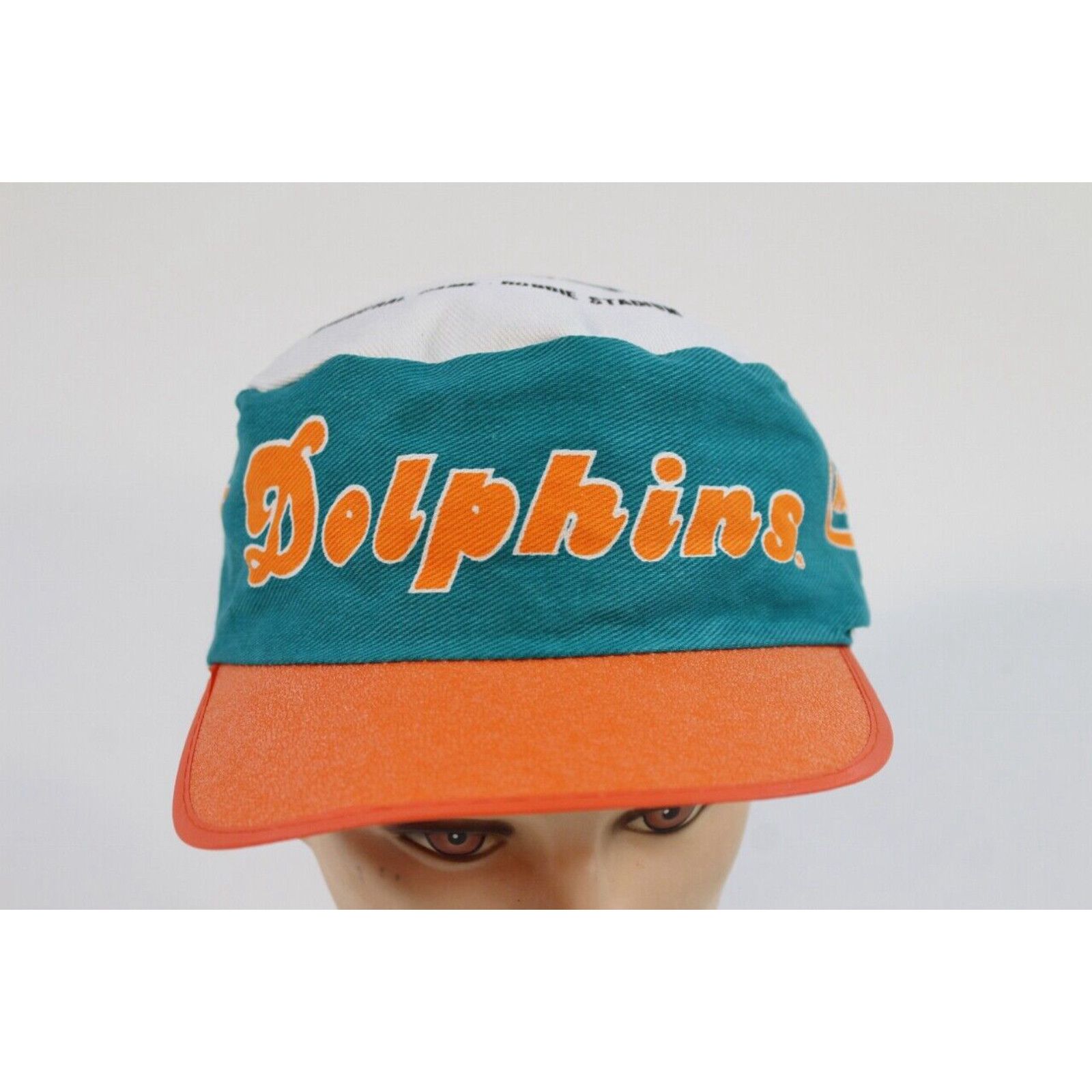 Vintage VTG Miami Dolphins 80s 90s NFL Football Painter Hat Joe Robbie ...