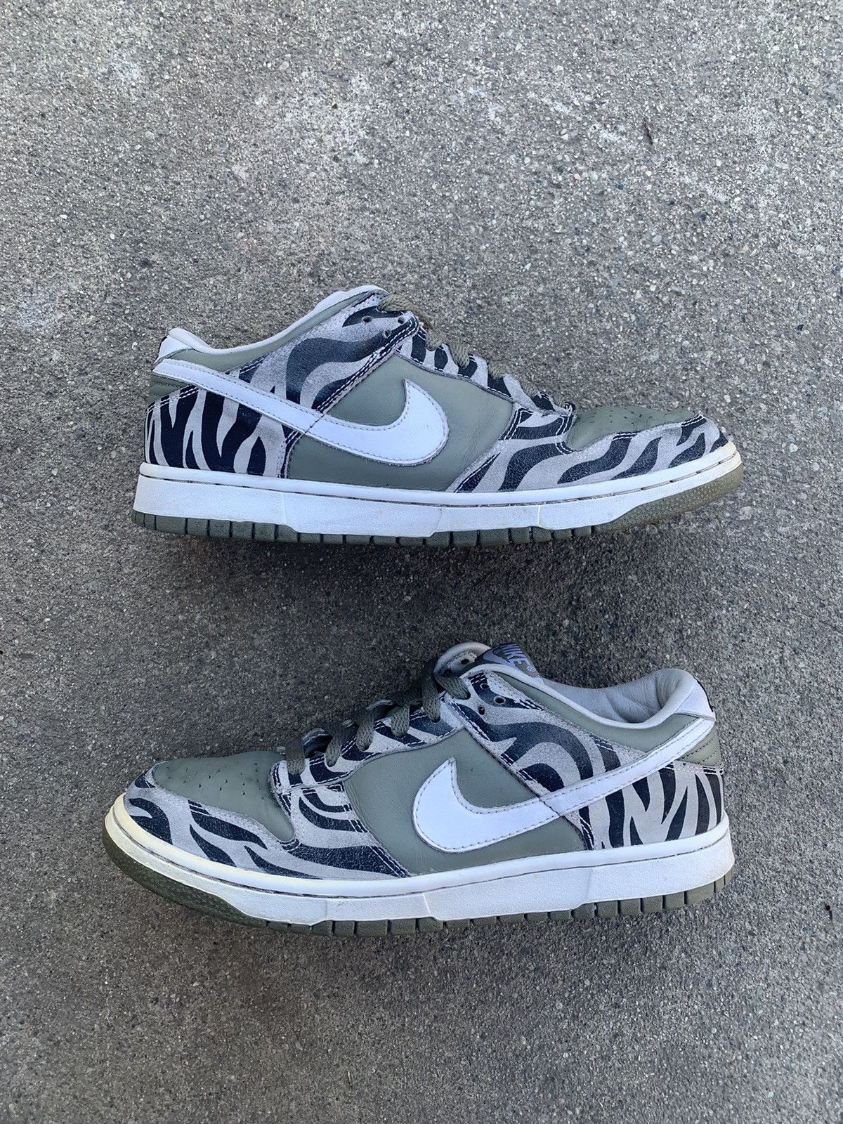 Nike Nike Dunk Low Daktari 2003 Zebra Print | Grailed