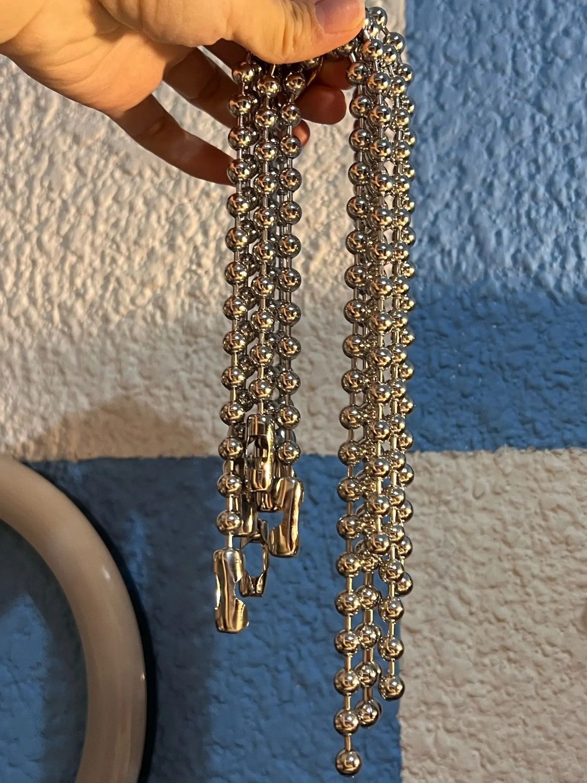 Chain × Cuban Link Chain × Streetwear 4 MM Ball Chain Necklace ...