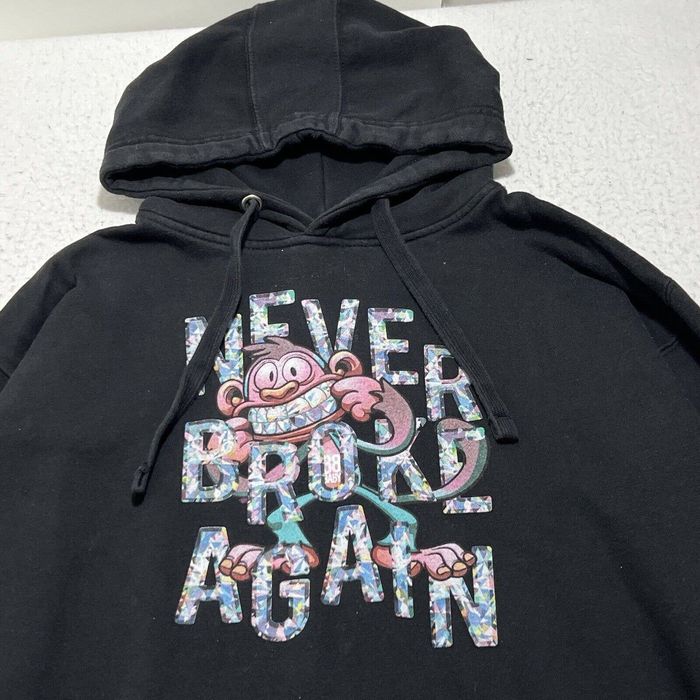 Other NBA Youngboy Never Broke Again Diamond Monkey Logo Hoodie | Grailed