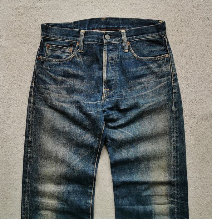 45rpm 45rpm Japan Rustic Faded Selvedge Jeans | Grailed