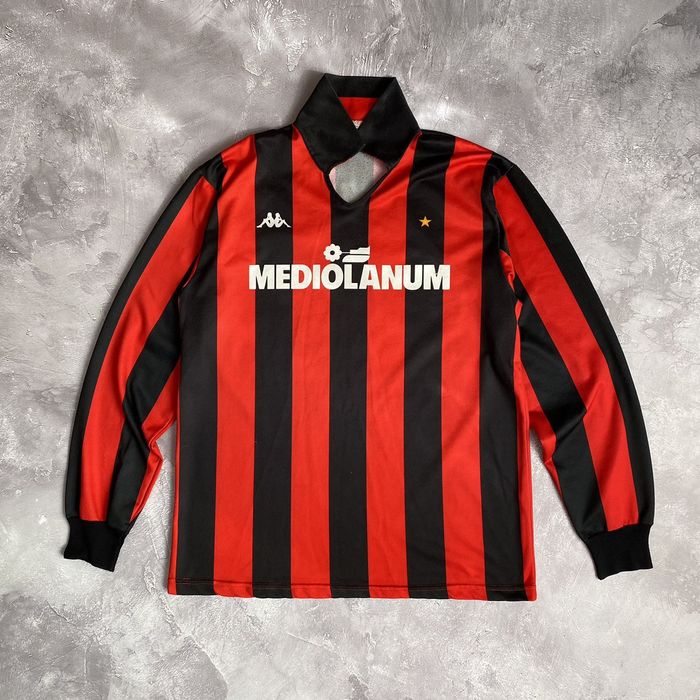 Vintage Very Rare AC Milan 1987-1989 Kappa Soccer Jersey | Grailed