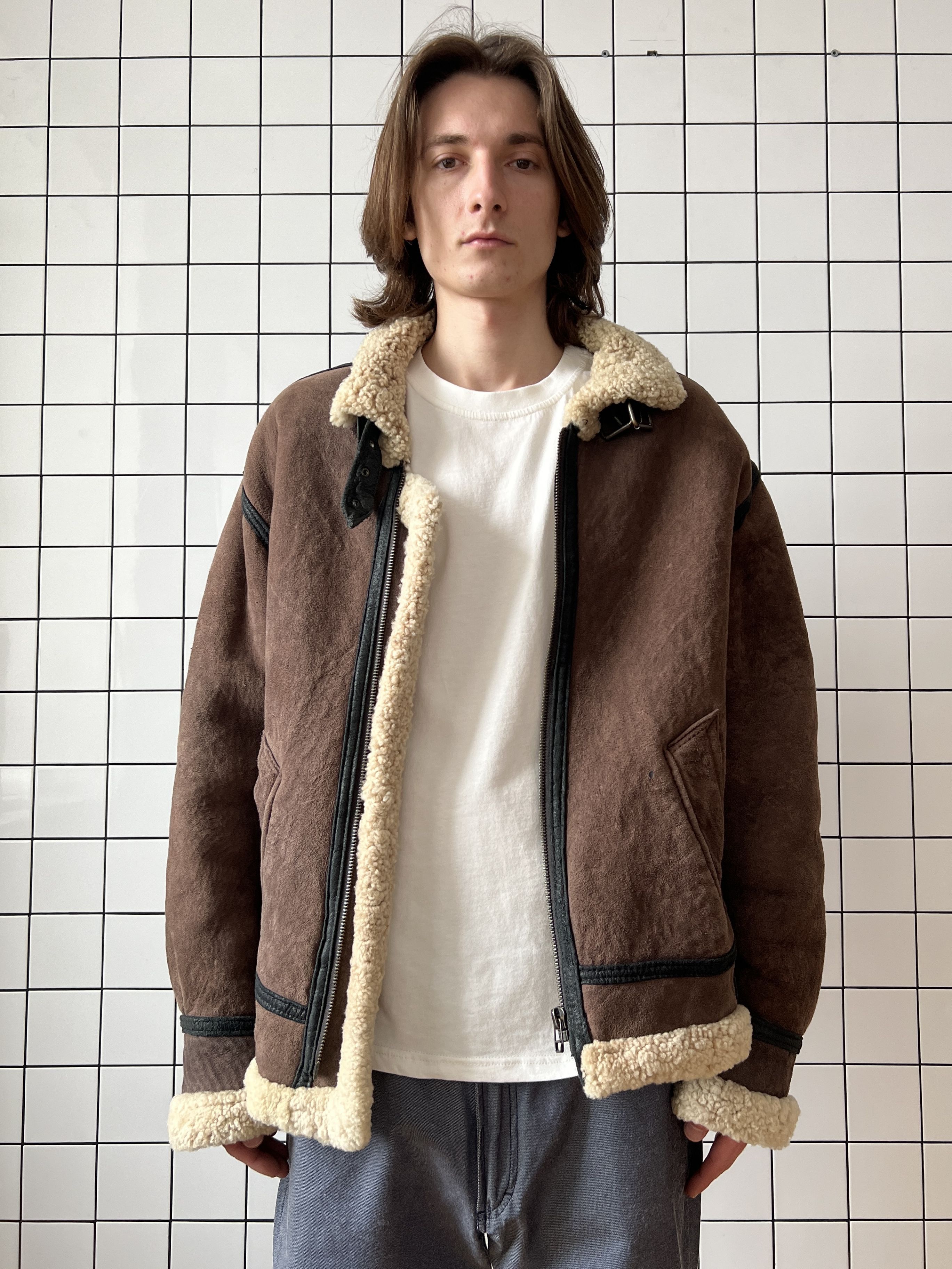 B 3 × Bomber Jacket × Vintage Vintage B 3 Jacket Shearling Bomber ...