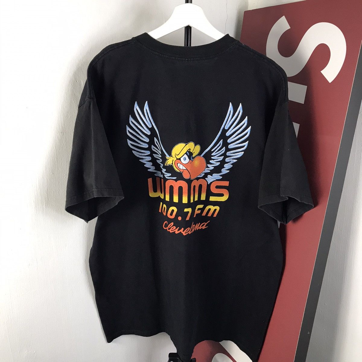 Made In Usa × Vintage Vintage 1981 WMMS 101 FM The Buzzard Shirt Radio ...