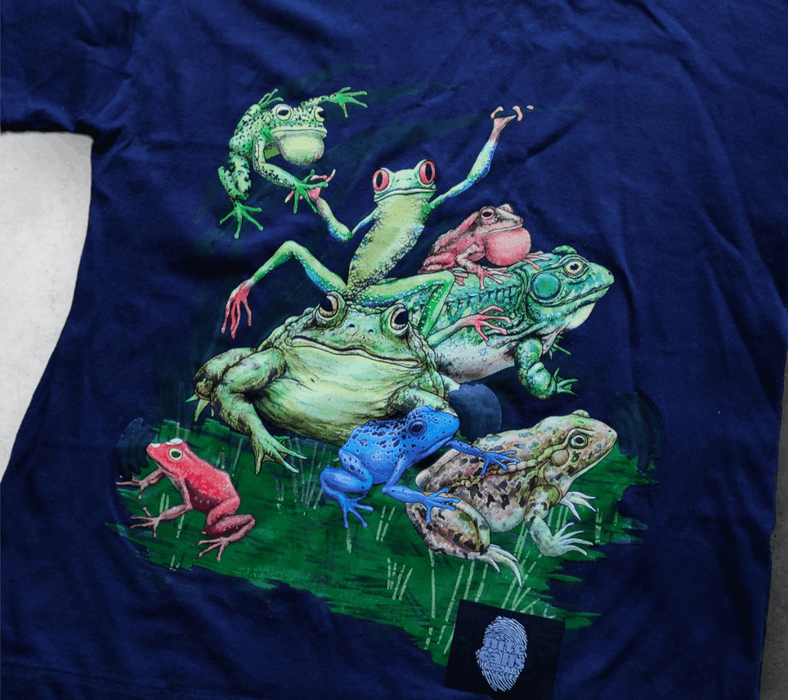 Vintage Vintage 90s Frogs Singlestitch Graphic T-shirt | Grailed