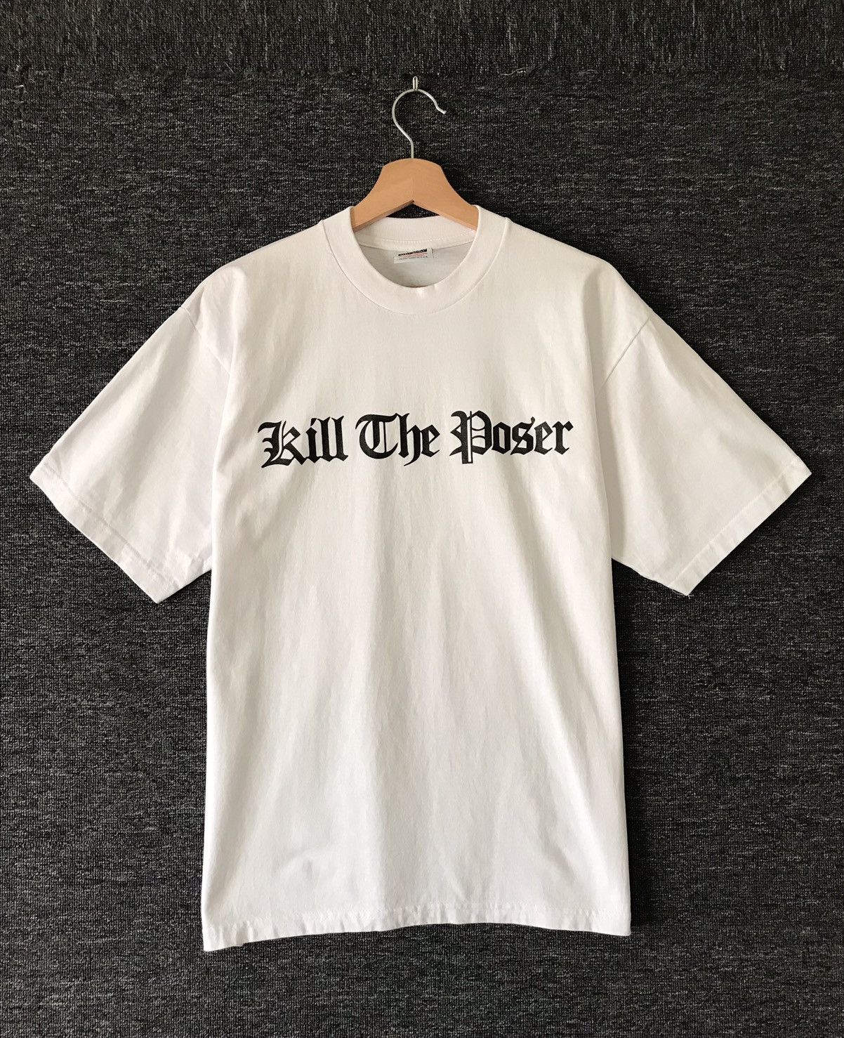 Streetwear × Vintage Vintage Kill The Poser T-shirts | Grailed