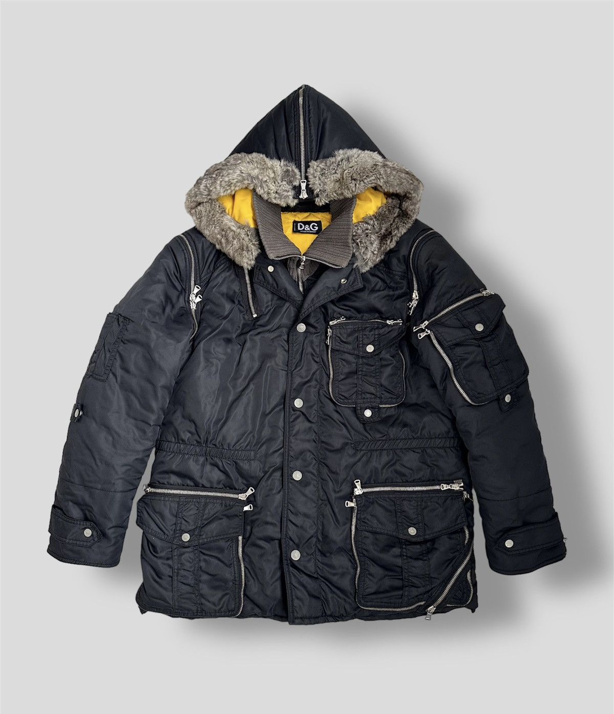 Dolce & Gabbana D&G AW 2003 Zip Hooded Jacket y2k archive grunge ...