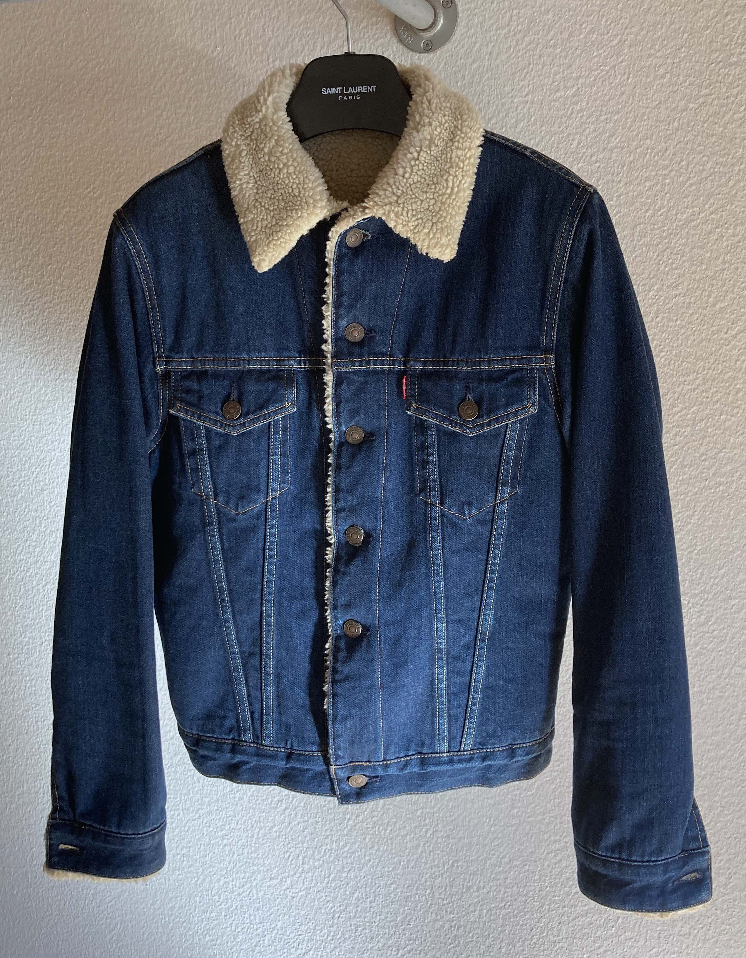 LVC FW13 1970s Sherpa Trucker Denim Jacket Big E Japan | Grailed
