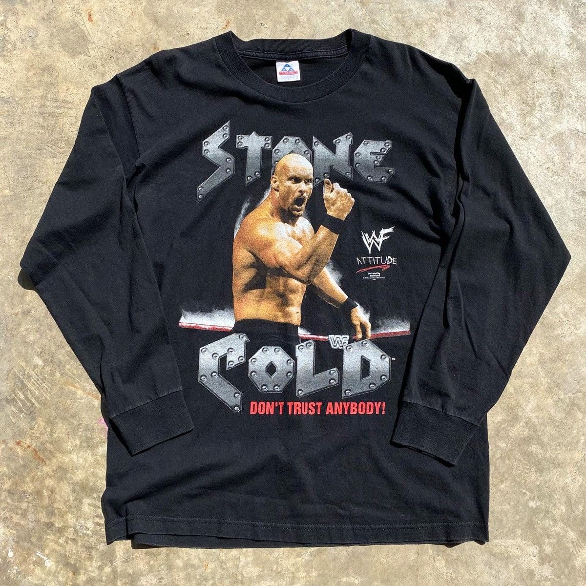 Vintage × Wwe × Wwf Vtg.1999s Stone Cold - Don't Trust Anybody | Grailed