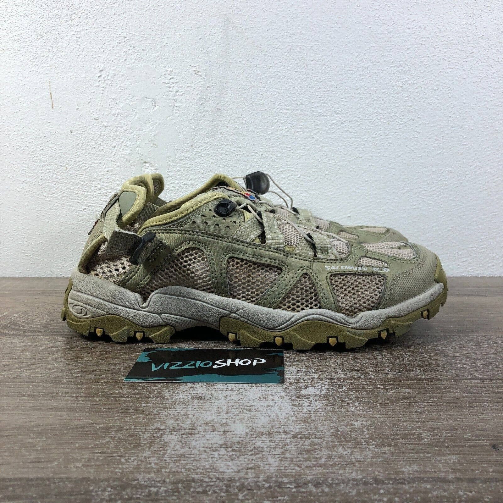 Salomon Salomon Tech-Amphibian ContaGrip Waterproof Green Womens 7.5 ...