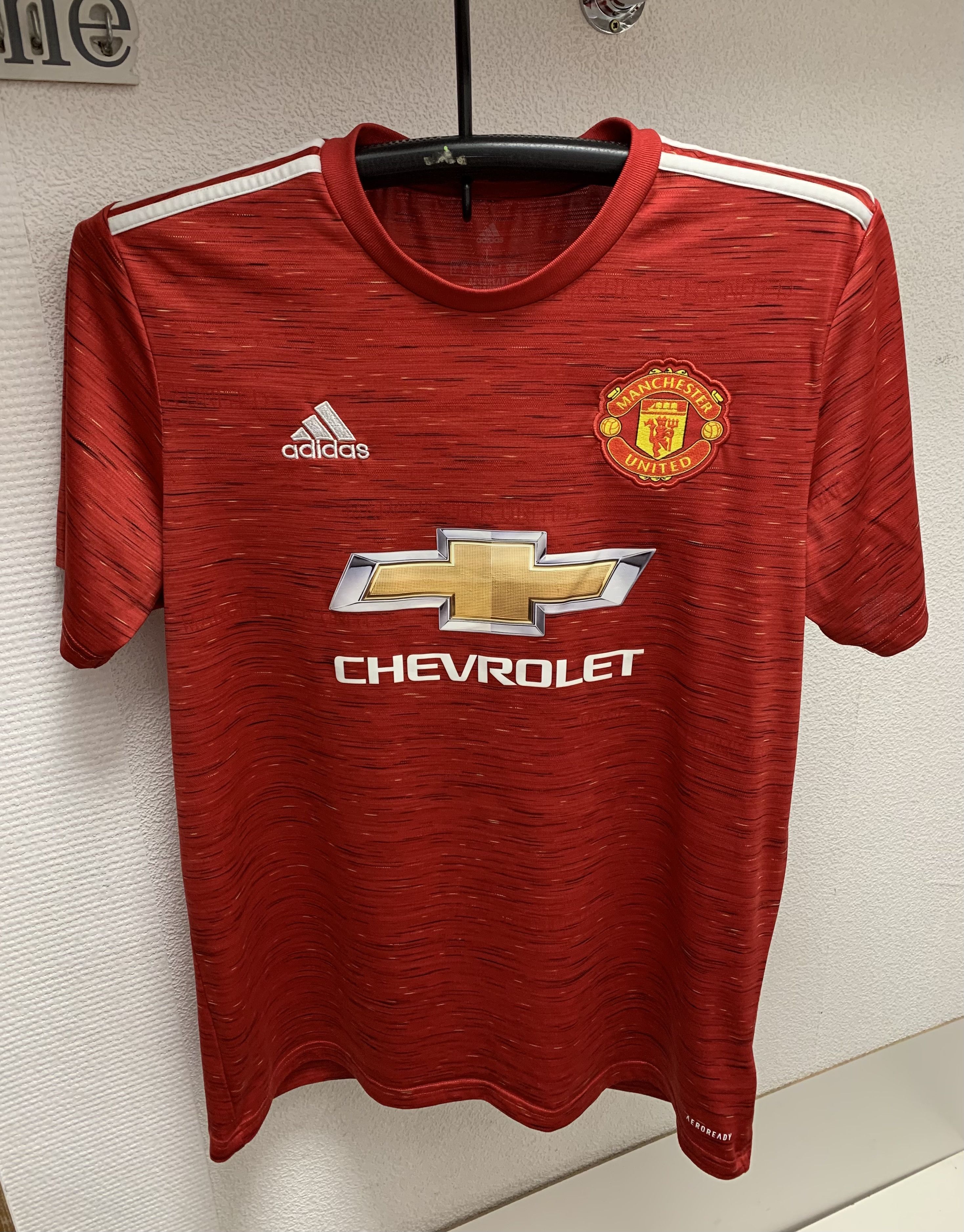 Adidas Manchester United adidas soccer jersey L 2020 red devil | Grailed