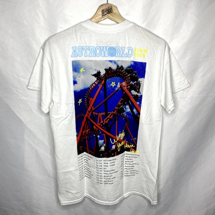 Travis Scott Cactus Jack Astroworld Hip Hop Rap Tour Merch Tee M | Grailed