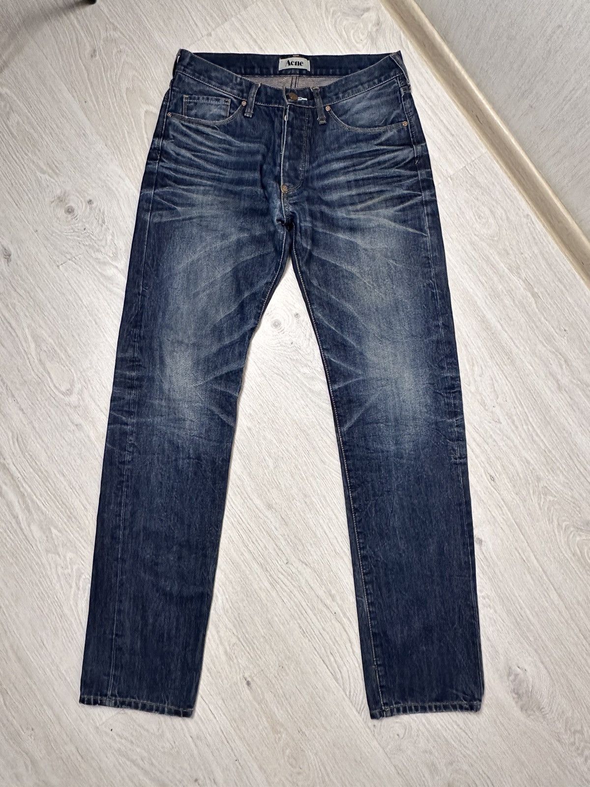 Acne Studios × Streetwear × Vintage 31/34 Acne denim moc hide pants ...