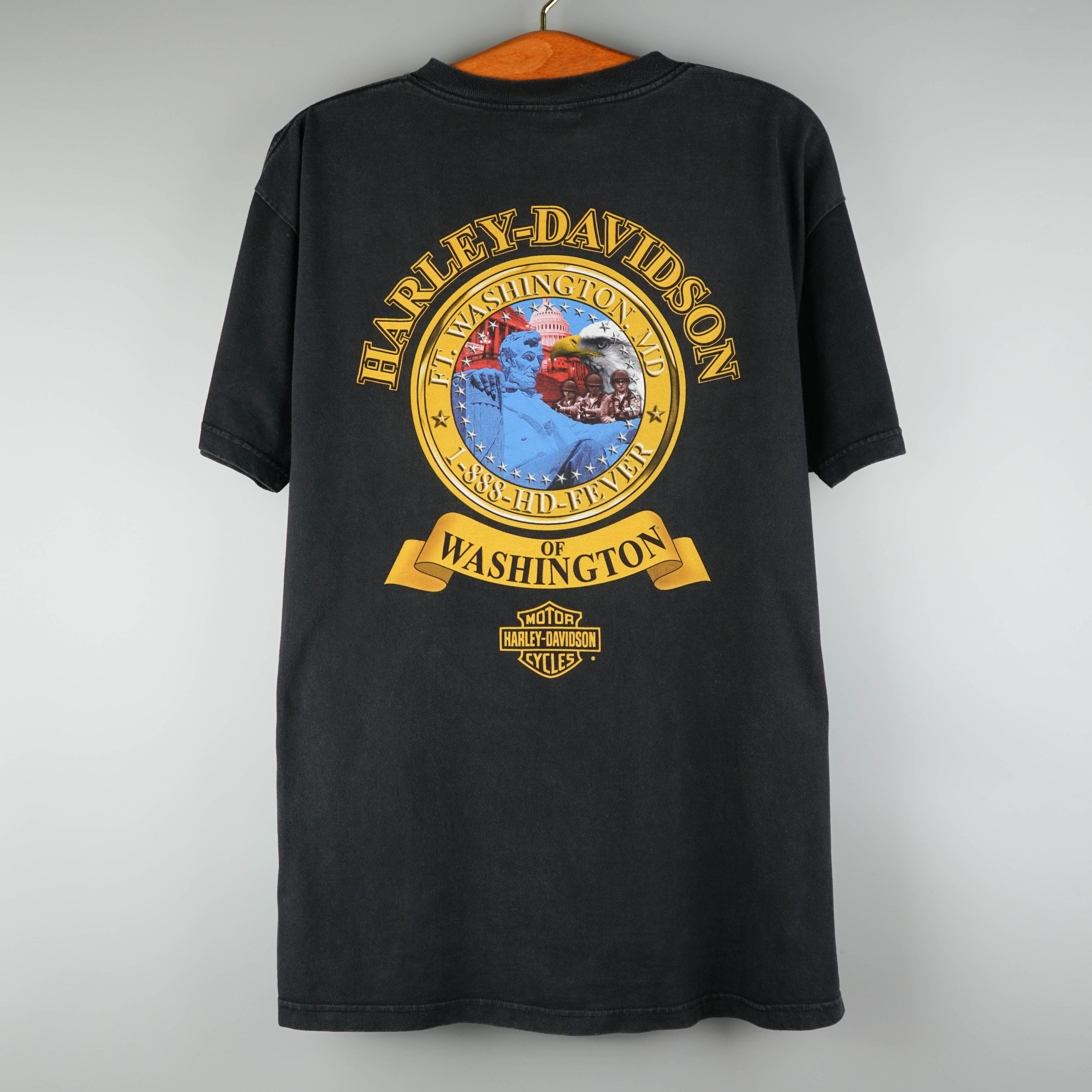Vintage 1990s Harley Davidson Washington t-shirt | Grailed