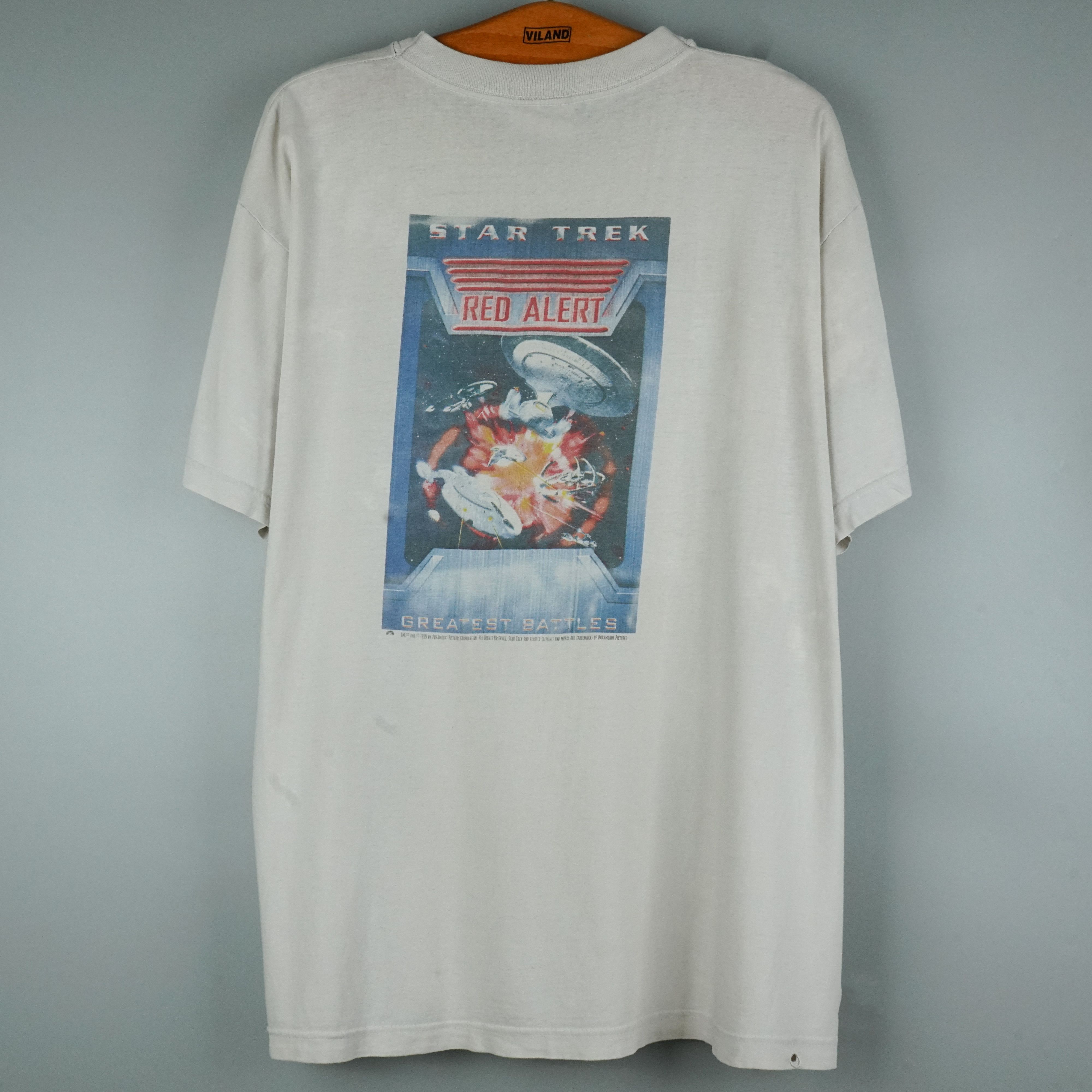 Vintage 1999 Star Trek Red Alert t-shirt | Grailed
