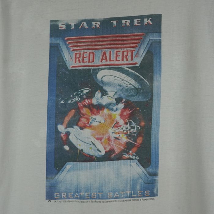 Vintage 1999 Star Trek Red Alert t-shirt | Grailed