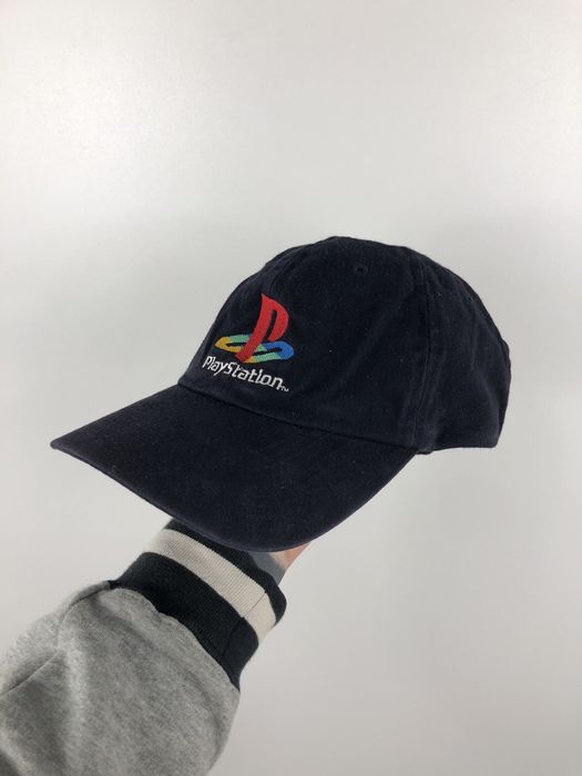 Vintage Vintage PlayStation Cap 90s Embroidered Logo PlayStation Hat ...