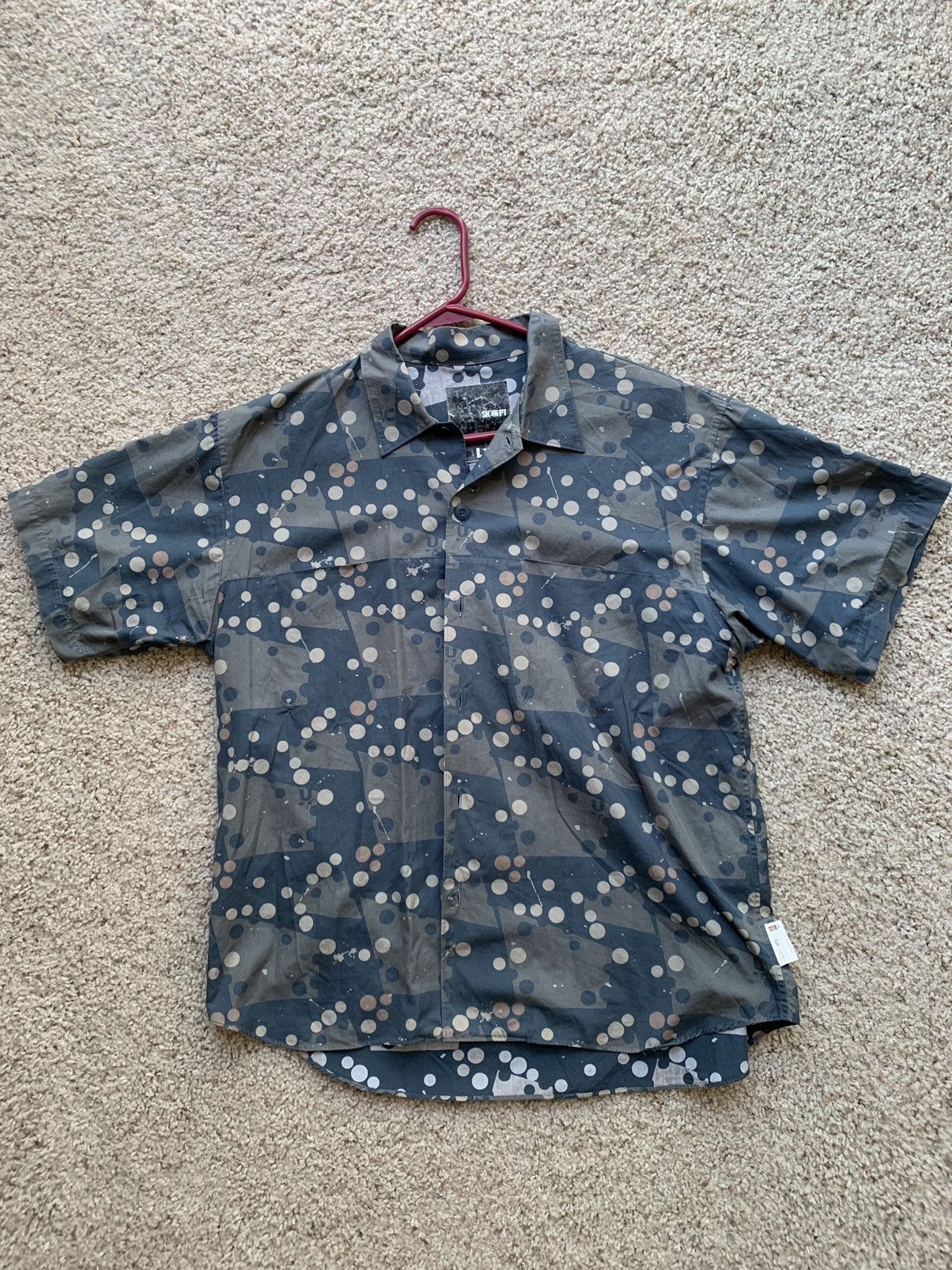 Undercover Undercover Button Up Sk8thing Bubble Camo | Grailed