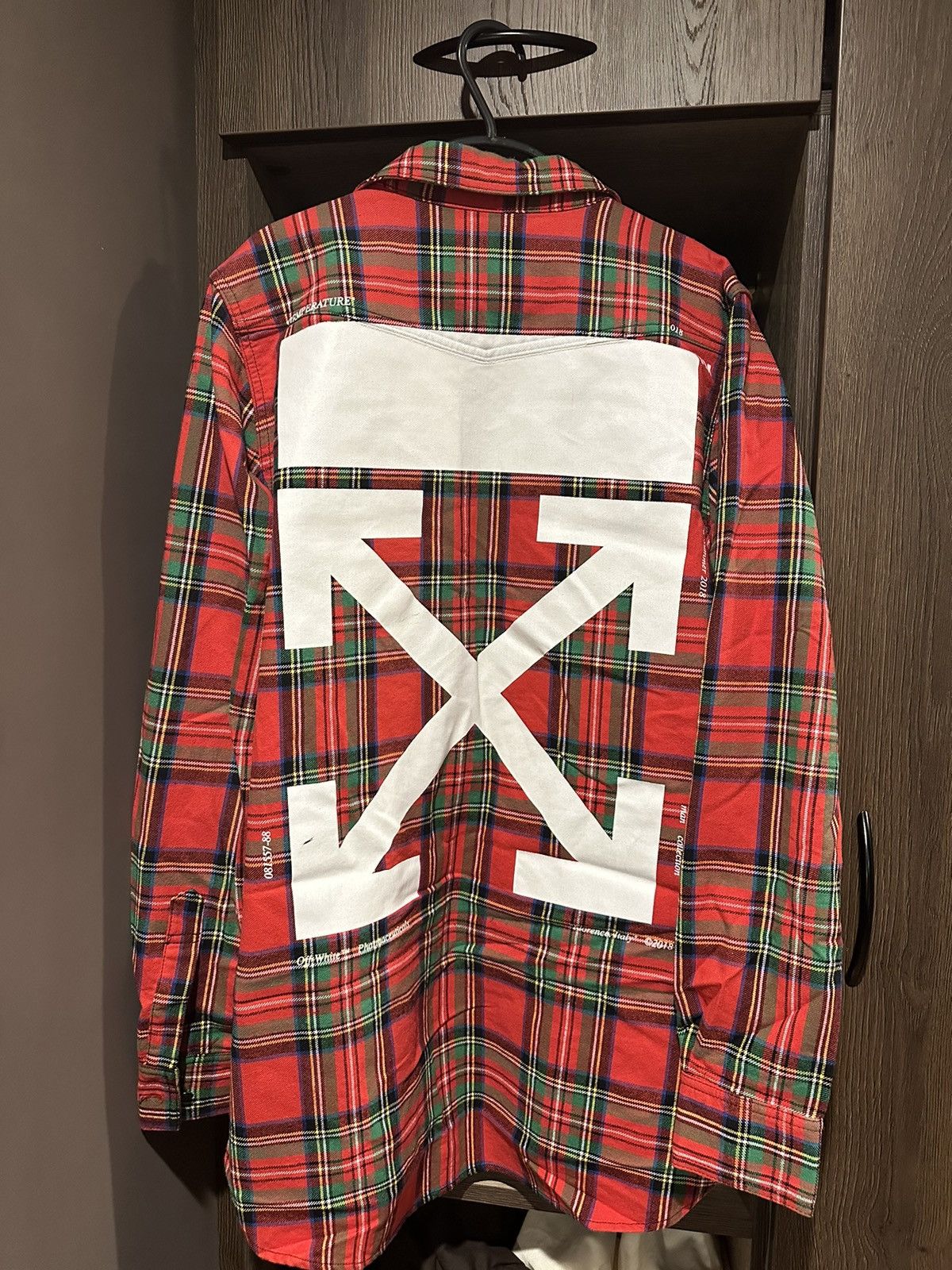 Off-White Off white flannel shirt | Grailed