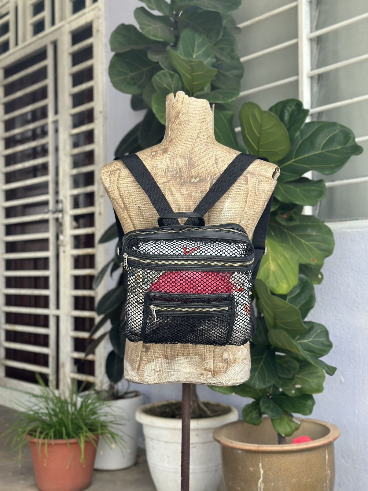 Jean Paul Gaultier VERY RARE‼️ VINTAGE JEAN PAUL GAULTER MESH BACKPACK ...