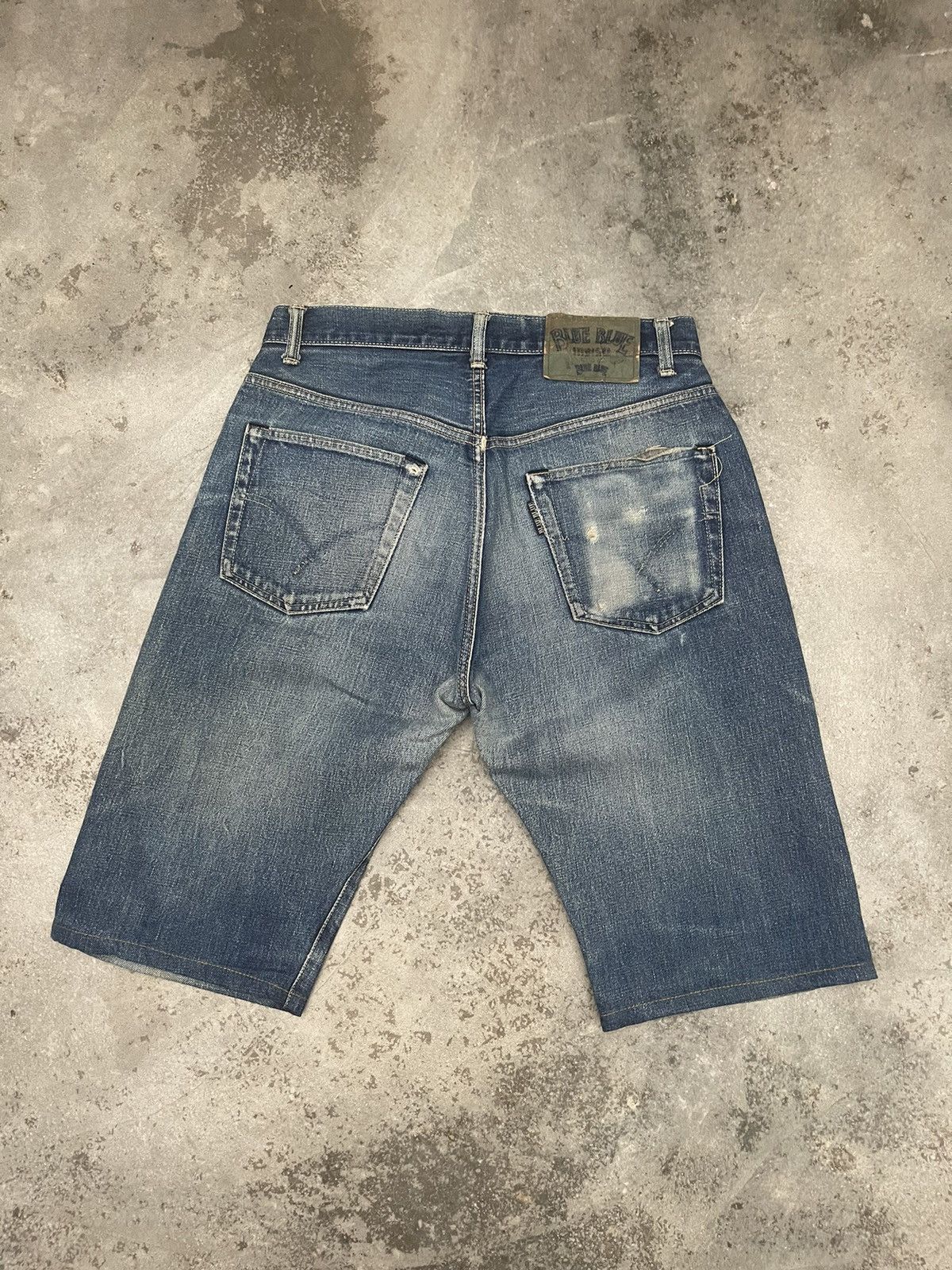 Blue Blue Japan × Hysteric Glamour × Jean Vintage Blue Blue Japan Jorts ...