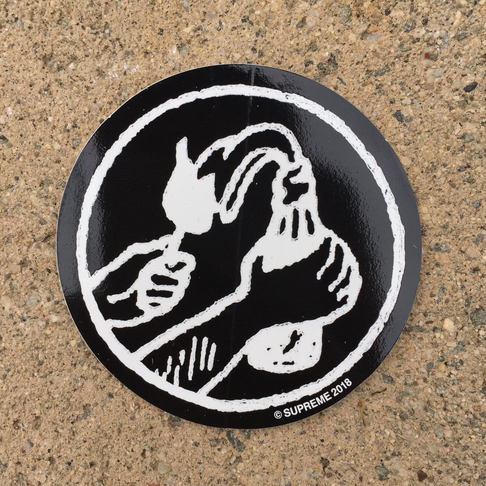 Supreme SS18 Supreme “Molotov” Sticker | Grailed