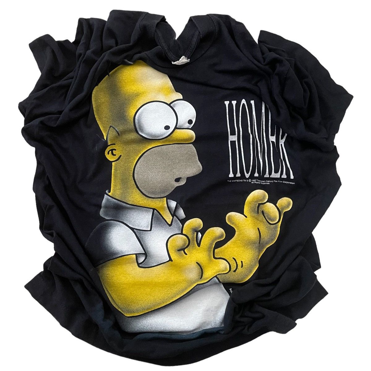 The Simpsons × Vintage 1997 The Simpsons "Homer" Shadow | Grailed