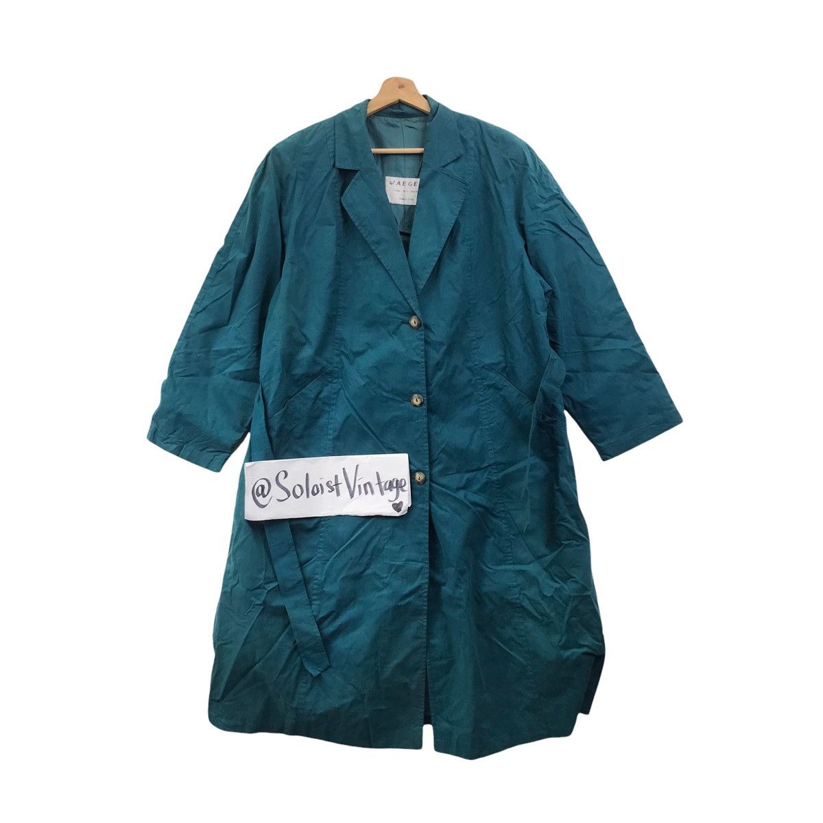 Jaeger JAEGER Italian Designer Brand Trench Coat Parka Jacket | Grailed