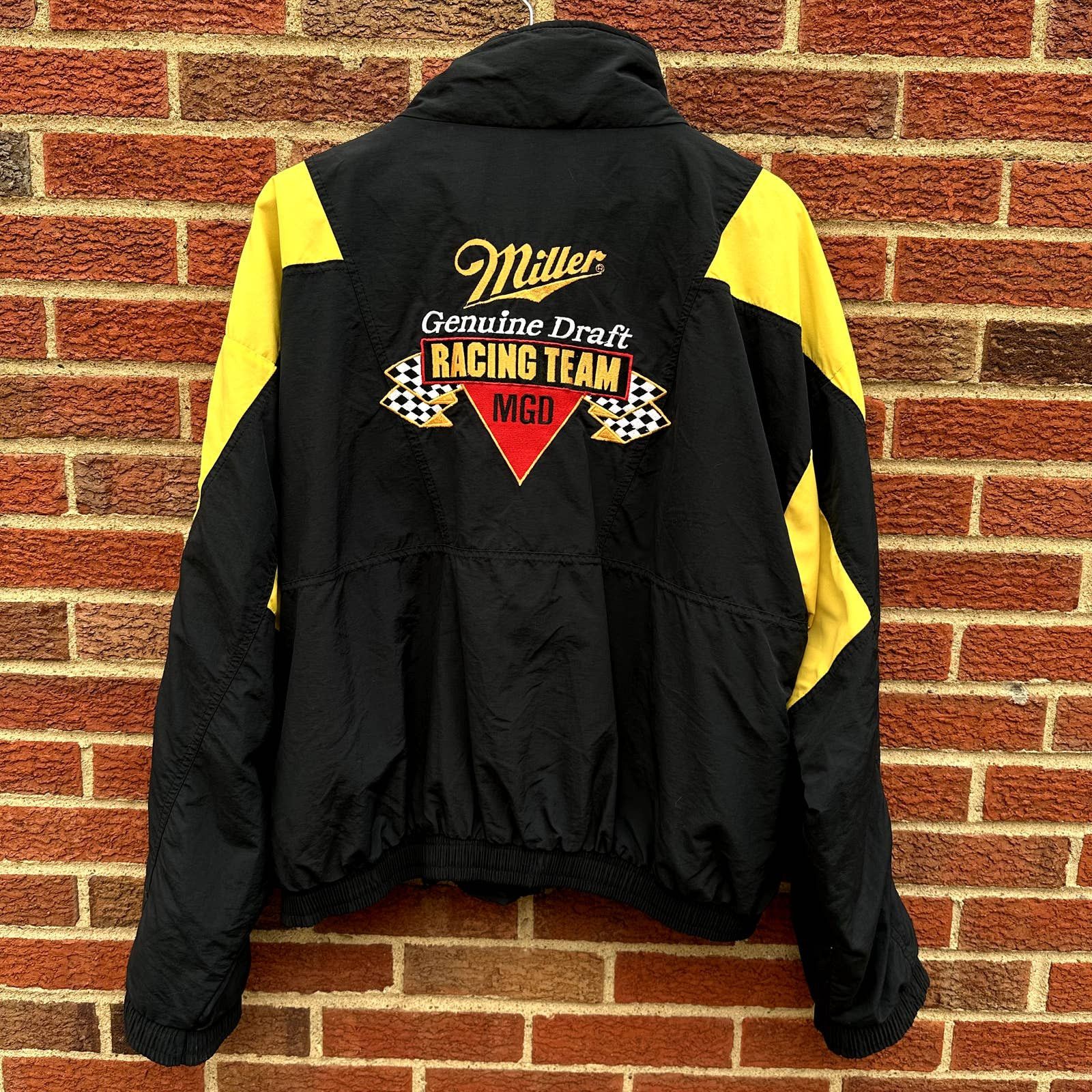 Vintage Vintage Miller Genuine Draft Racing Team jacket Size XXL 90s ...