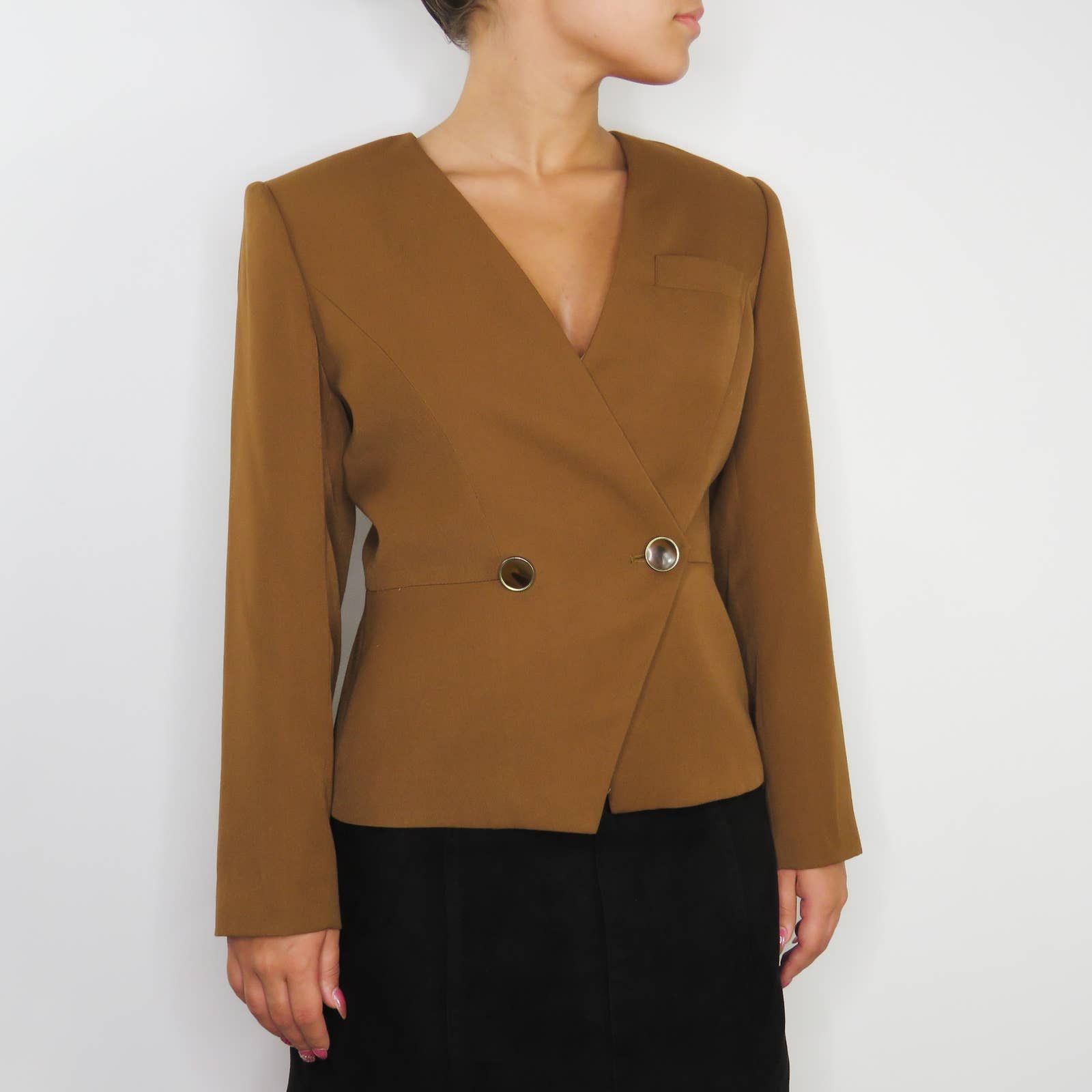 Vintage 1990s Vintage Blazer Copper Brown Formal Blazer Jacket | Grailed
