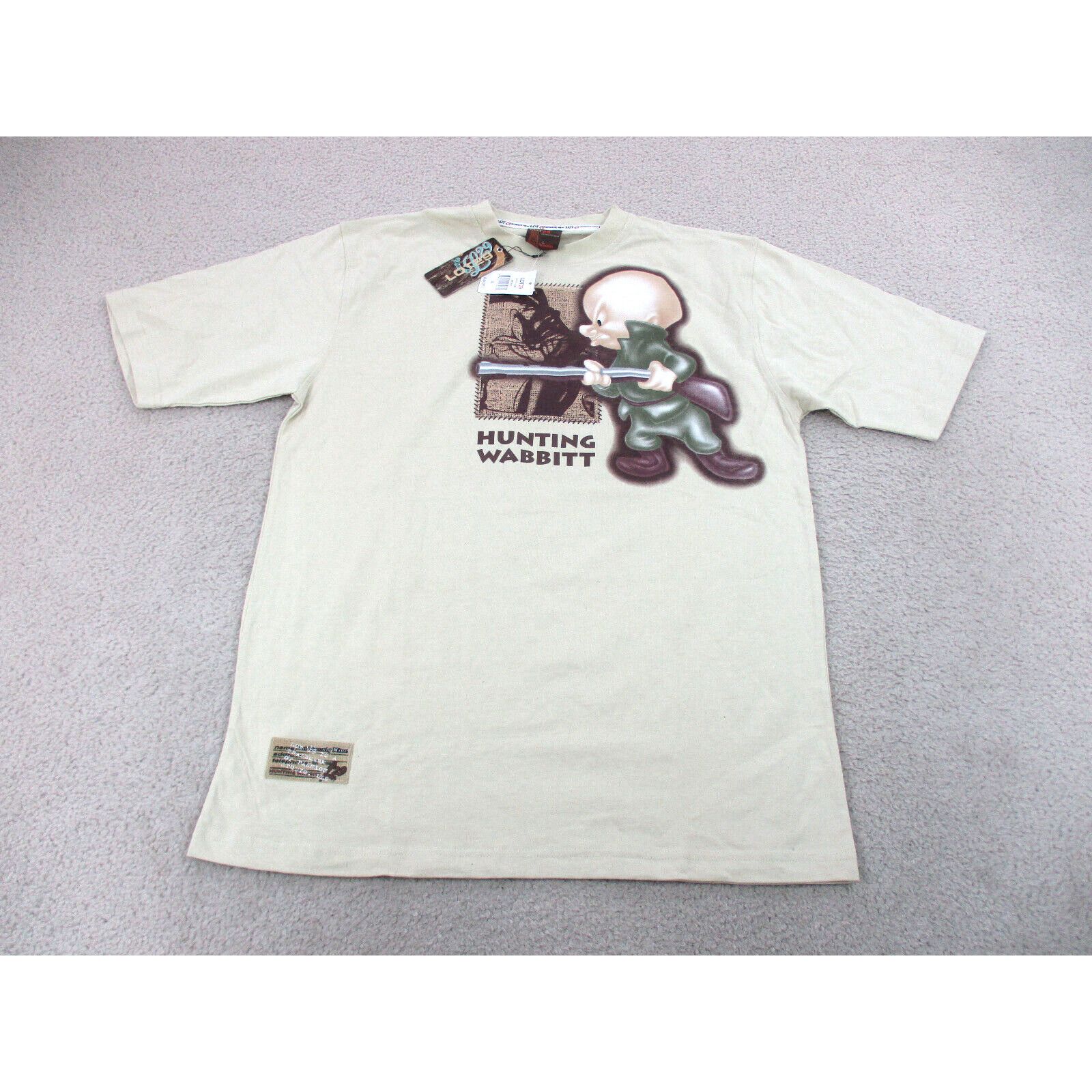 Vintage Lot29 Shirt Adult Large Brown Elmer Fudd Cartoon Looney Tunes ...