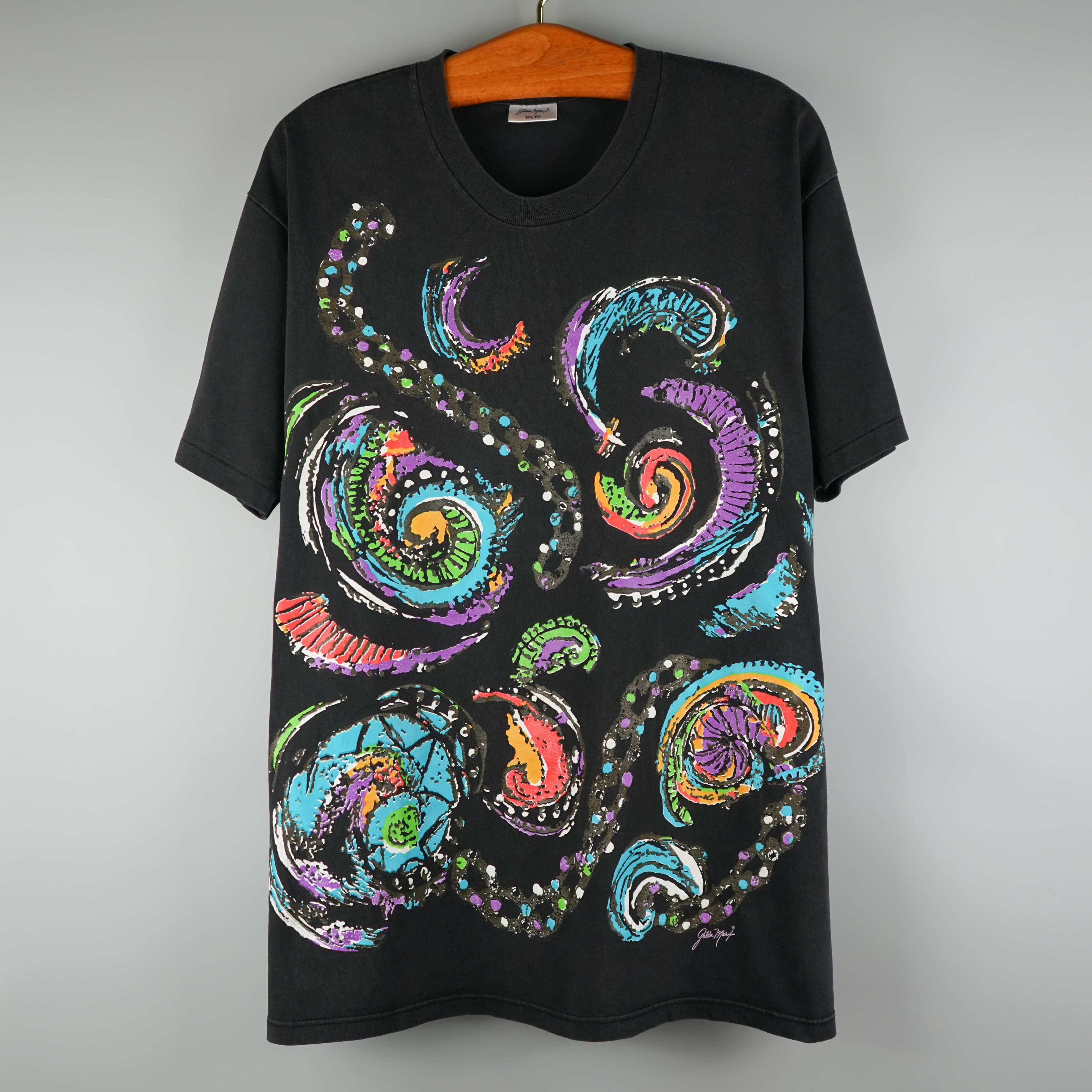 Vintage 1990s Gilda Mary Painting Art T-Shirt | Grailed