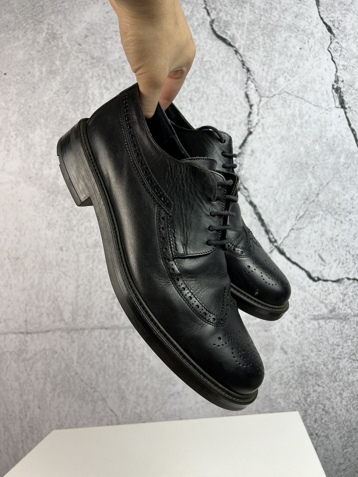 Derby × Italian Designers × Vintage Vintage Italian Leather derby shoes ...