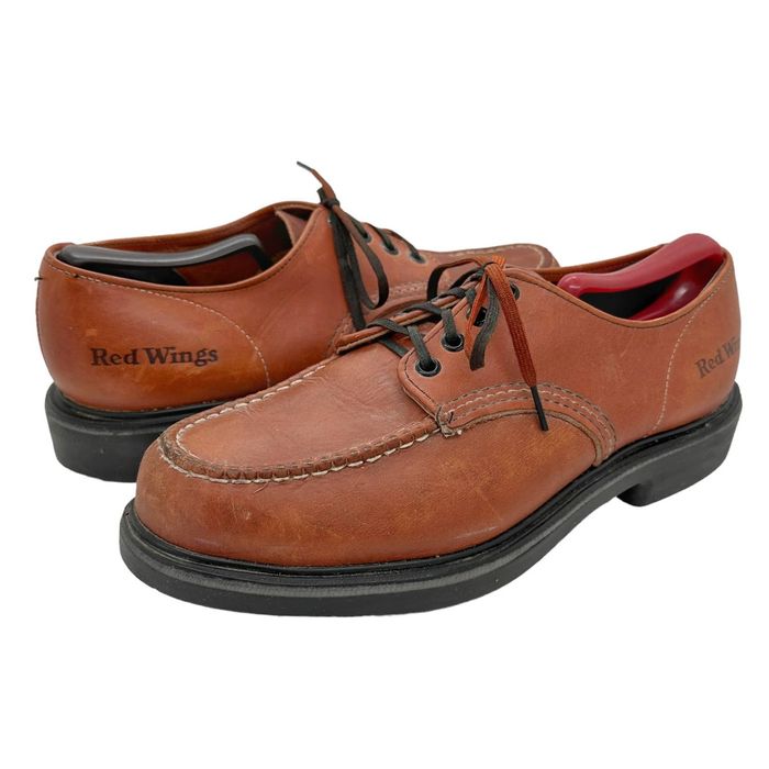 Red Wing Vintage Red Wings Supersole Moc Toe Lace-Up Work Shoes - 8 ...