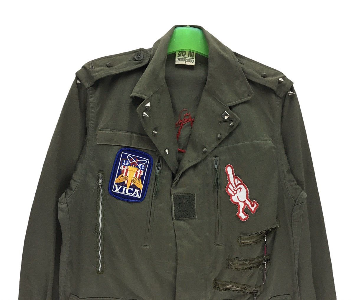 Custom Vintage 80s Socovet Army Seditionaries Anarchy Punk Jacket | Grailed