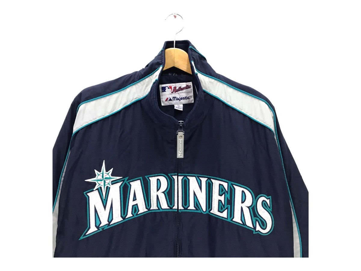 Majestic Vintage Seattle Mariners Bomber Jacket MLB American Baseball ...