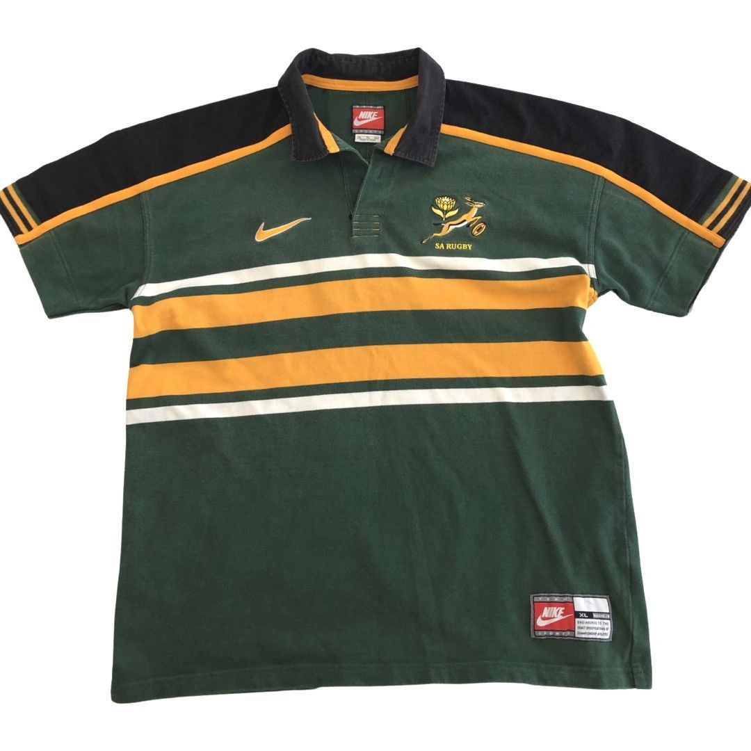 Nike Vintage 1998 Nike South Africa Springboks Rugby Shirt Jersey | Grailed