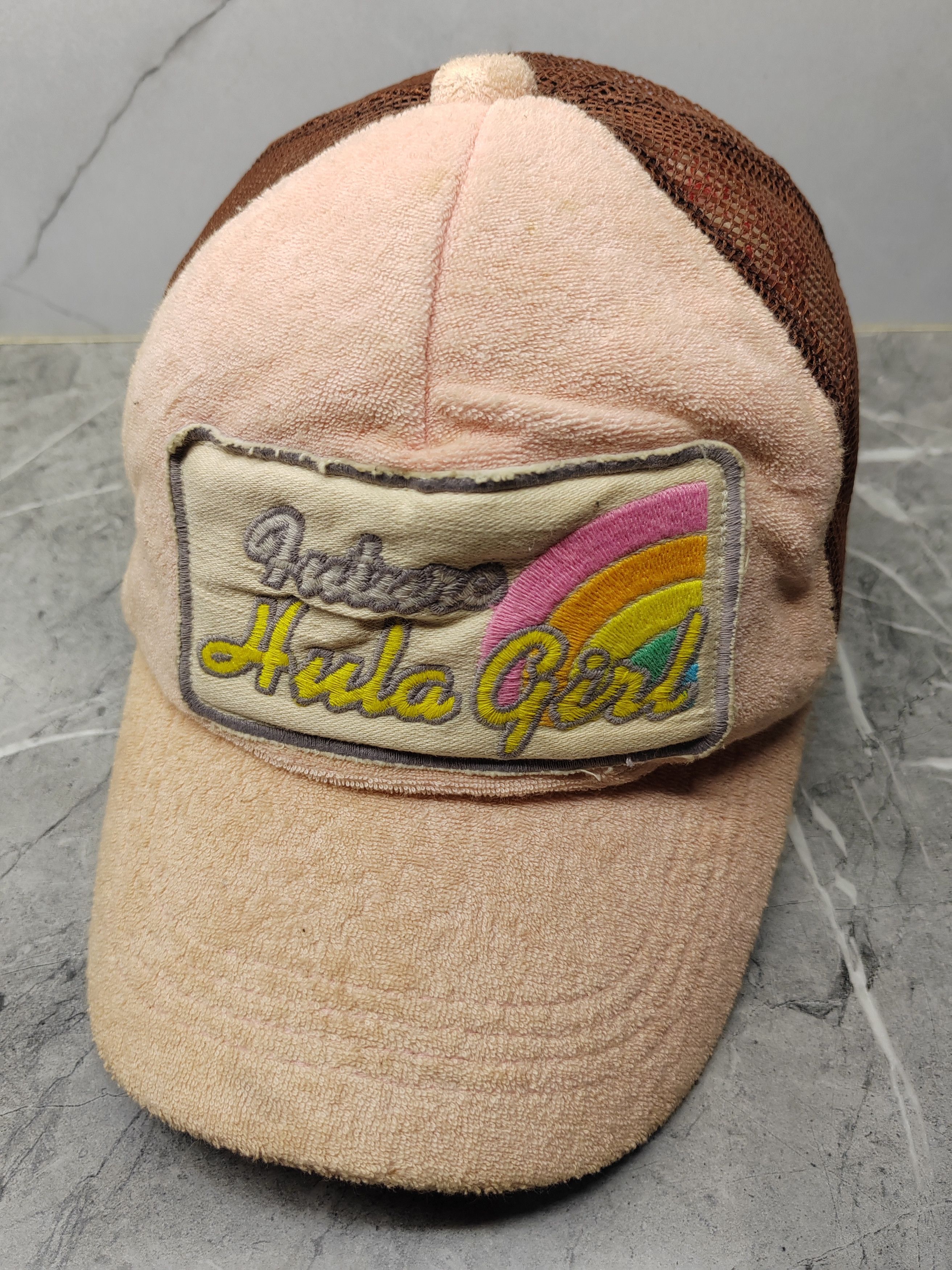 Japanese Brand × Streetwear × Vintage Vintage Hula Girl Trucker Cap Hat ...