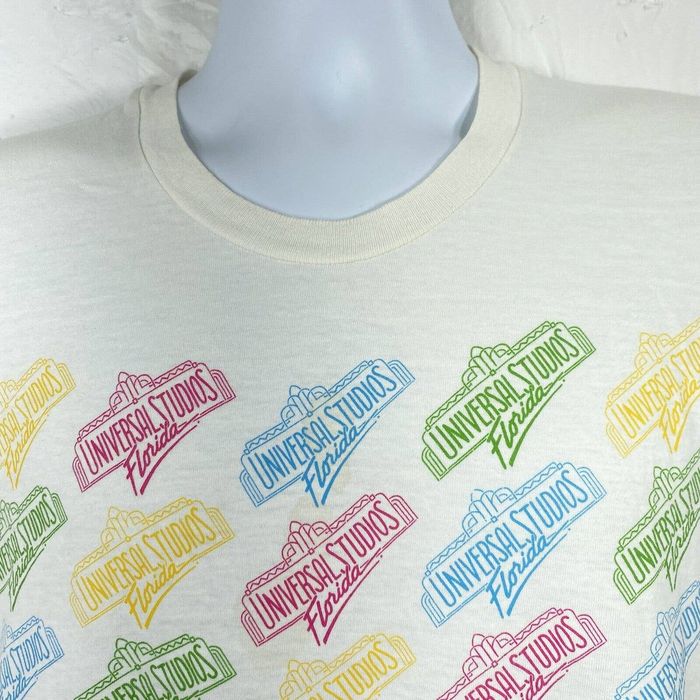 Universal Studios Vintage Universal Studios 1990 Tee Logo Graphic T ...